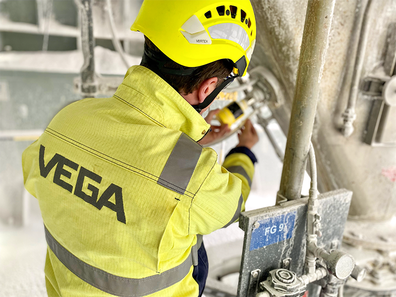 高粘度，强粉尘，严苛工况：限位开关 VEGACAP 65 依然稳定测量物位